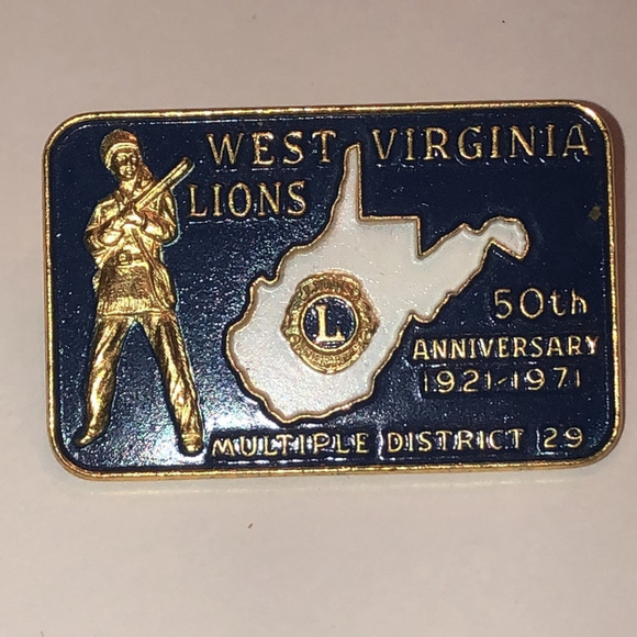 Vintage | Jewelry | West Virginia Lions 5th Anniversary 9211971 ...